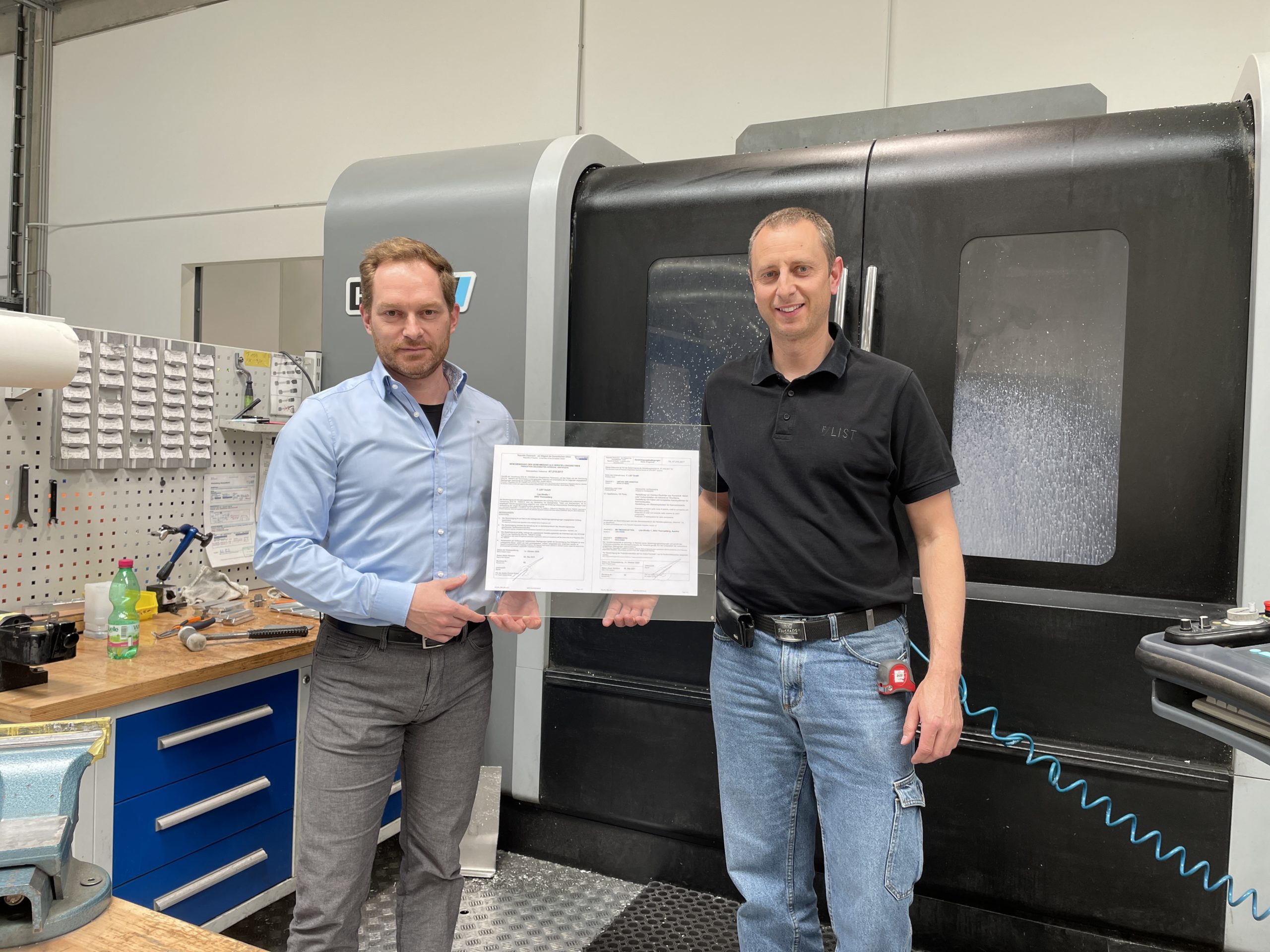 F/LIST business unit METAL receives certificate from Austro Control ...