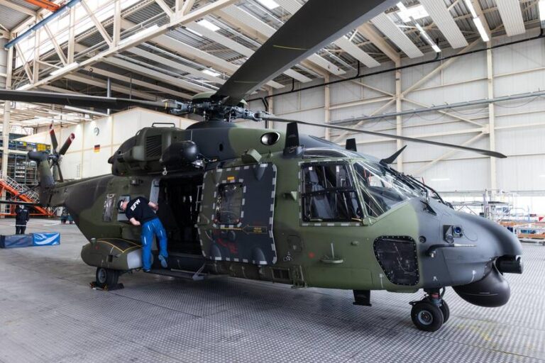 EFW delivers seventh NH90 transport helicopter