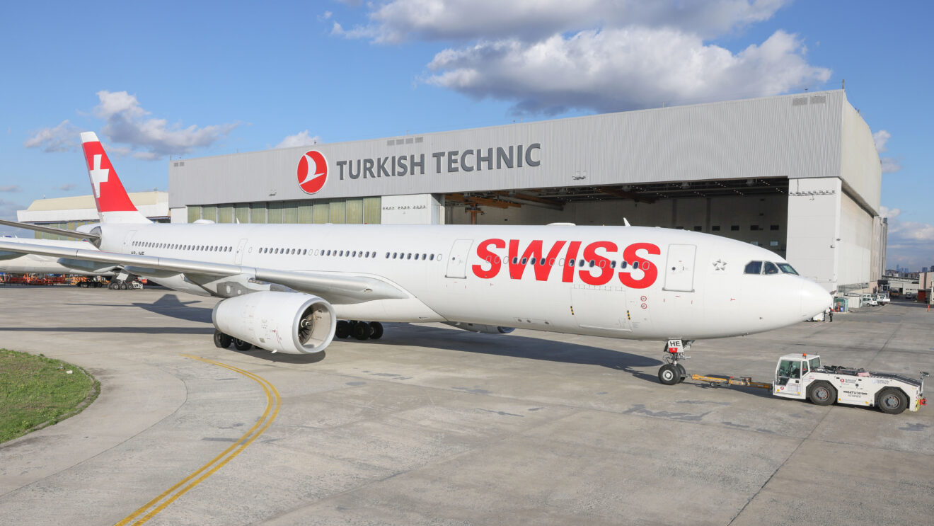SWISS chooses Turkish Technic for aircraft maintenance services