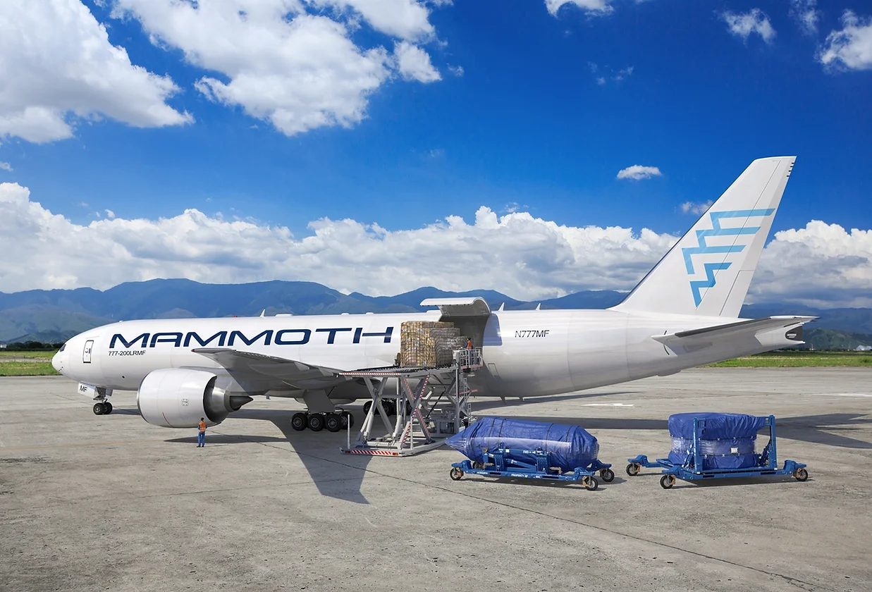 Mammoth receives first shipset of Collins' cargo loading system