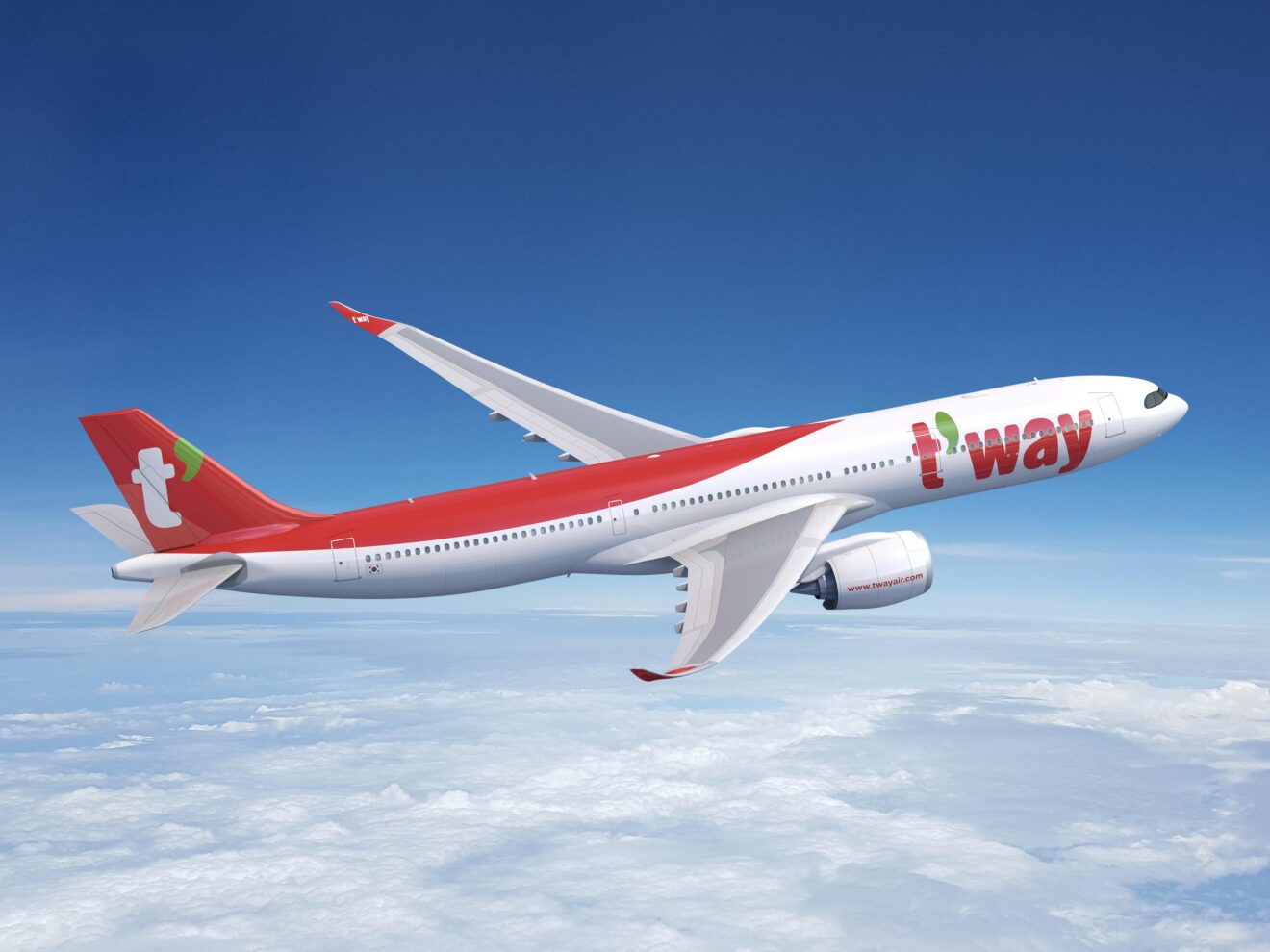 Avolon to lease five Airbus A330neos to T’way Air