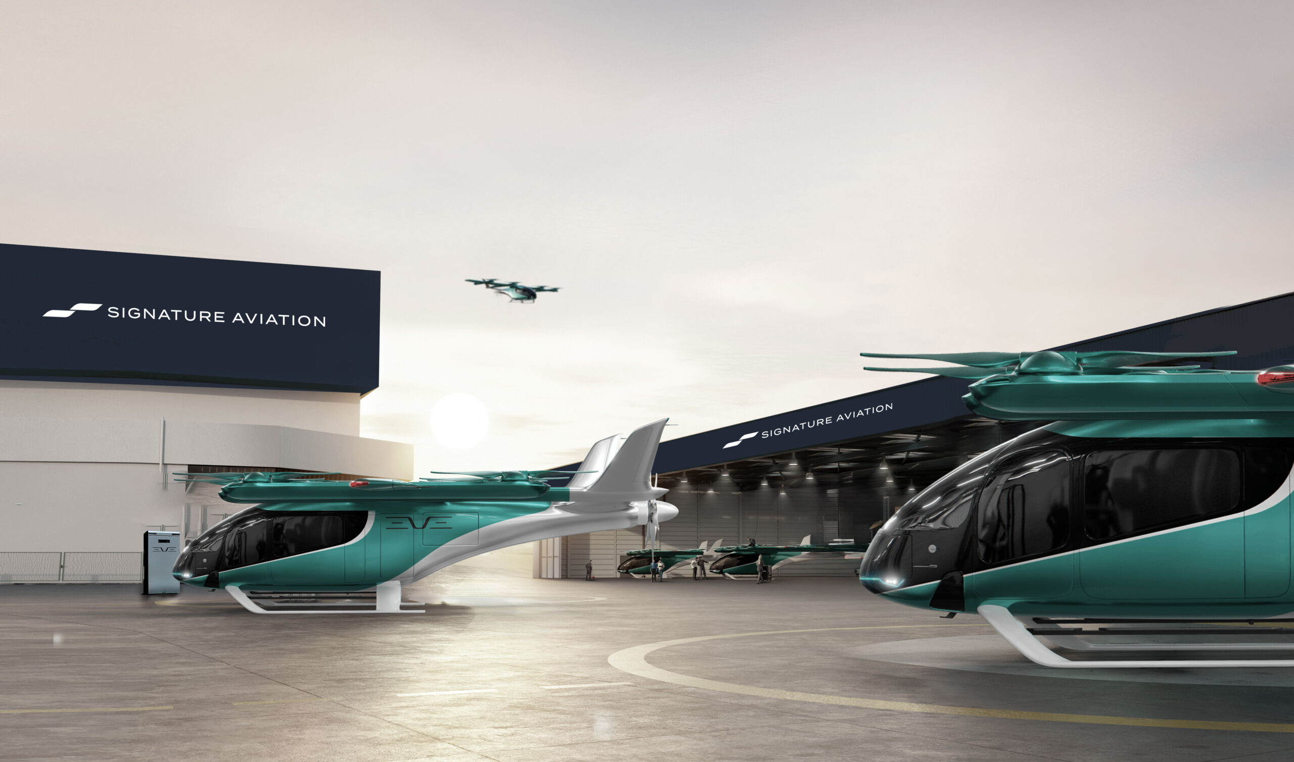 Eve, Signature Aviation to research ecosystem requirements