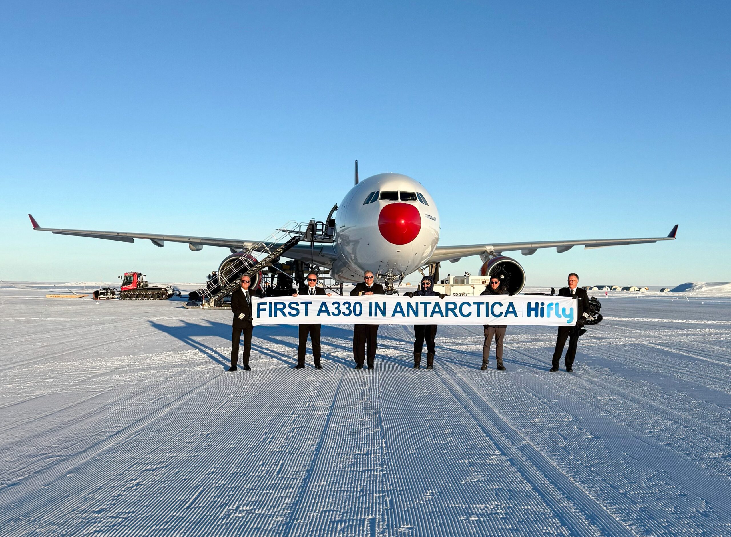 Hi Fly lands first Airbus A330 in Antarctica