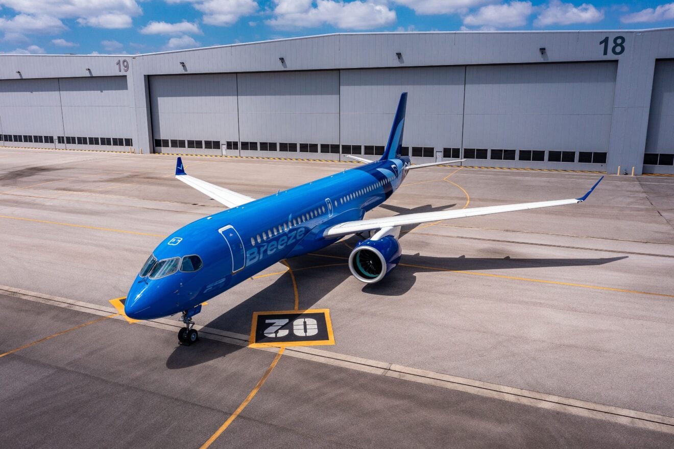 TrueNoord Delivers First Airbus A220s to Breeze Airways